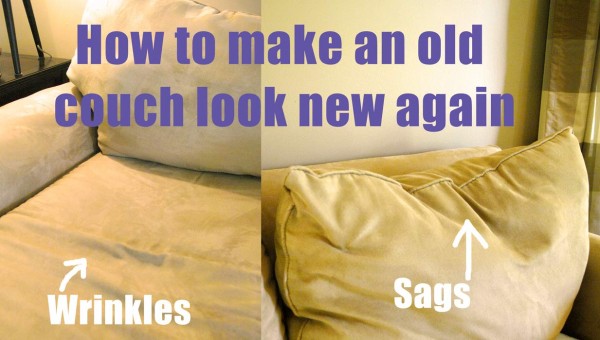 How to make an old couch new again for $10 – Living Rich on Less